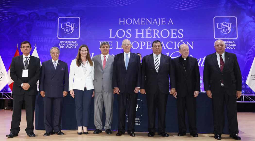 USIL rindió homenaje a los héroes de la operación Chavín de Huántar